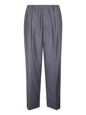 CELLAR DOOR Ezio Pleated Trousers - Grey