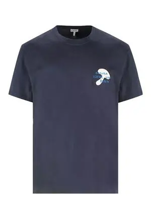 Loewe X Cosima Von Bonin Embroidered T-shirt - Blue