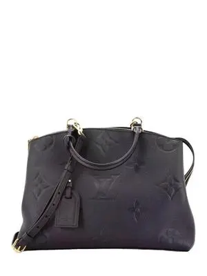 LOUIS VUITTON Grand Palais Handbag Monogram Empreinte Giant Shoulder Bag - Black