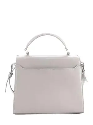 Saint Laurent Cassandra Top Handle Bag Leather Mini Shoulder Bag Grey