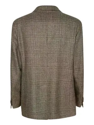 Tagliatore Prince-of-wales Check Blazer - Brown