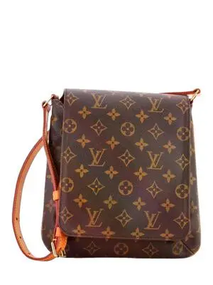 LOUIS VUITTON Musette Salsa Handbag Monogram Canvas Pm Shoulder Bag - Brown