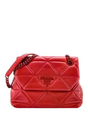PRADA Spectrum Flap Bag Quilted Nappa Leather Small Shoulder Bag