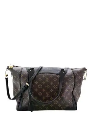 LOUIS VUITTON Estrela Nm Handbag Monogram Canvas With Leather Tote Bag Black