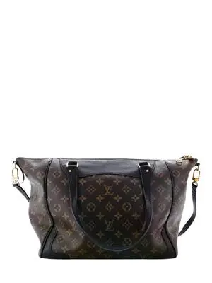LOUIS VUITTON Estrela Nm Handbag Monogram Canvas With Leather Tote Bag - Black
