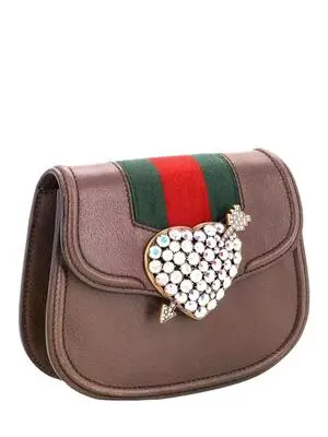 GUCCI Totem Leather Small Shoulder Bag
