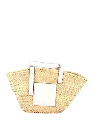 LOEWE Basket Raffia Medium Tote Bag