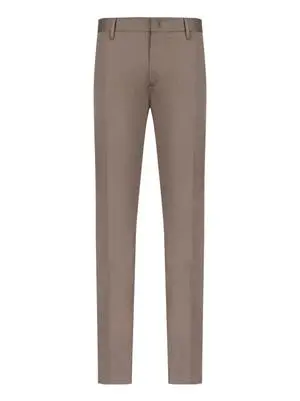 Emporio Armani Mid-rise Tailored Trousers - Gray