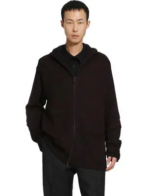 Yohji Yamamoto High-neck Zip Cardigan - Red