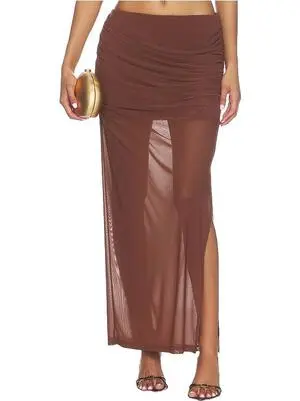SOVERE / Selen Skirt In Brown - Mocha