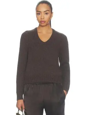 NILI LOTAN Vicki Sweater In Brown - Walnut Heather