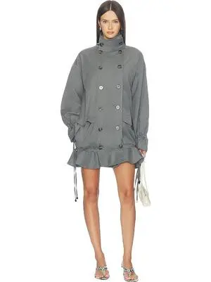 Line & Dot Wilfred Dress Coat - Grey