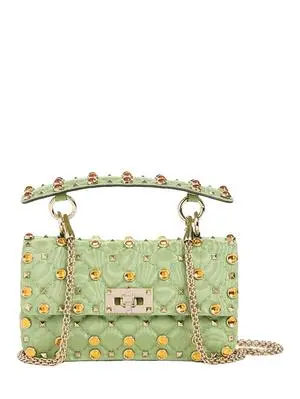Valentino Garavani Rockstud Spike Small Shoulder Bag - Mint