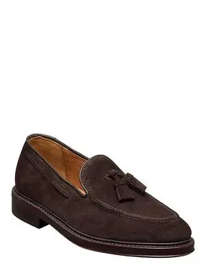 Allen Edmonds Baker Suede Loafers - Chocolate