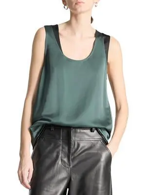 SAINT ART Isola Scoop Neck Tank - Deep Forest