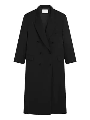 THE FRANKIE SHOP Long-sleeved Trench Coat - Black