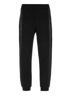 Moncler Premium Sweatpants With Tapered Fit - Black