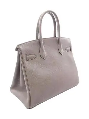 Hermès 2019 Birkin 30 Togo Tote Bag Grey