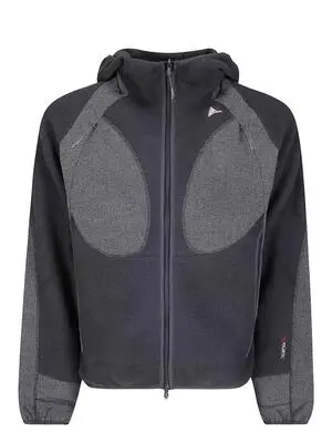 ROA Colour-block Panelled Jacket - Black