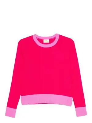 From Future Colourblock Ribbed-trim Sweater - Pink