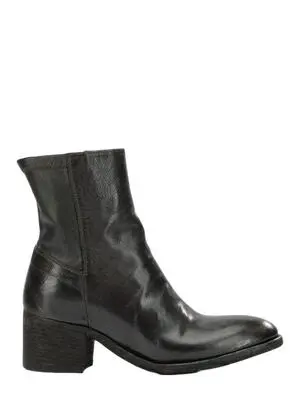 Officine Creative Denner 127 Block-heel Leather Boots - Black
