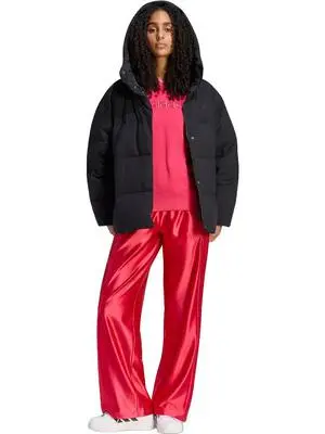 Adidas Helionic Down Puffer Hooded Jacket - Black
