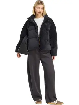 ADIDAS Helionic Down Puffer Velour Jacket Xs