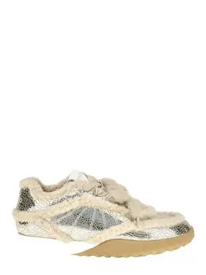 Pinko Gea Padded Sneakers - Silver