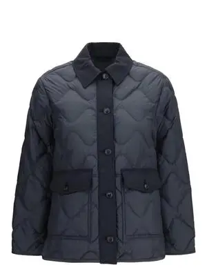 Woolrich Heritage Stand Up Collar Down Jacket Feale - Grey
