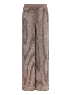 MISSONI Tailored Pants In Lamé Viscose With Sequins
