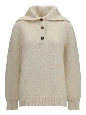 MALO High-neck Sailor Sweater With Buttons