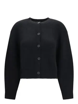 Loulou De Saison Remu Wool-blend Cardigan - Black