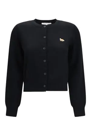 Maison Kitsuné Baby Fox Cardigan - Black
