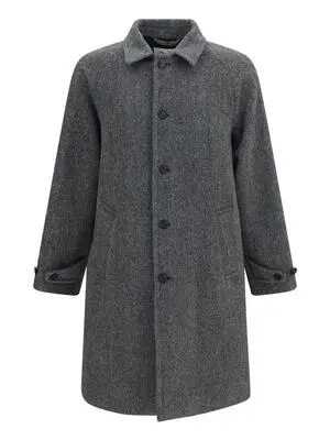 VALSTAR Vittorio Coat In Pure Virgin Wool - Grey