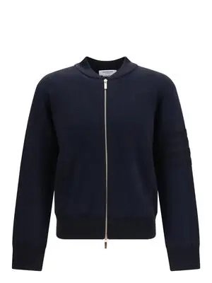 Thom Browne Ottoman Milano Stitch 4-bar Jacket Blue