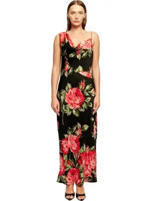 SWF Asymmetric Cowl Maxi