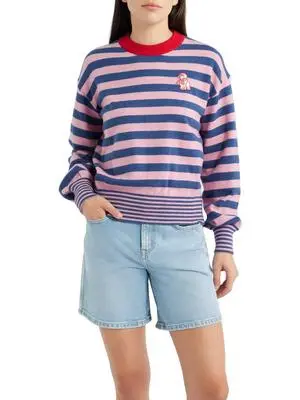 FRNCH Akita Striped Sweater - Rose