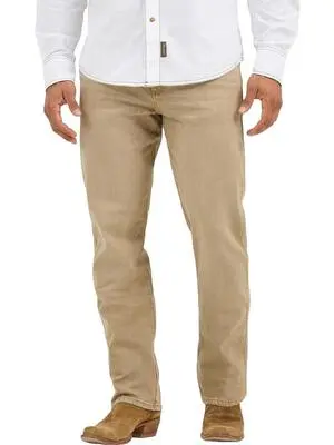 Wrangler Retro Slim Straight Leg Jeans - Saddle