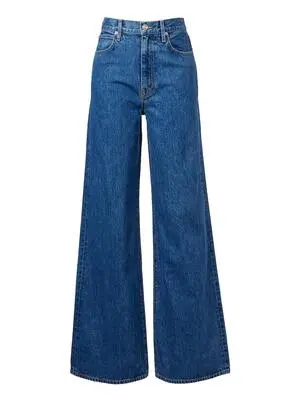 SLVRLAKE Eva High-rise Wide-leg Jeans - Blue