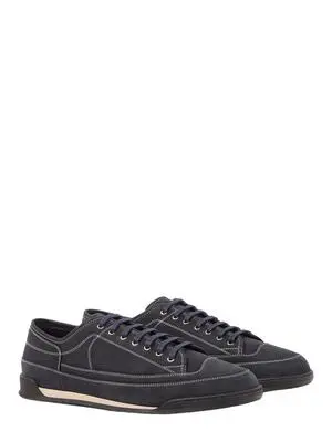 John Lobb Court Leather Low-top Sneakers - Blue