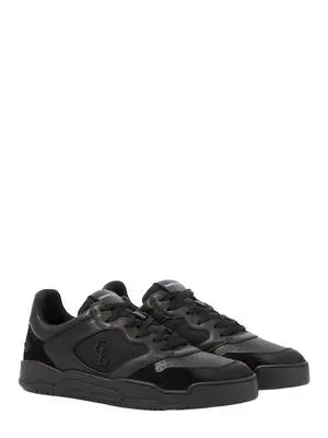CHRISTIAN LOUBOUTIN Bsktball 1 Retro Leather Sneakers - Black