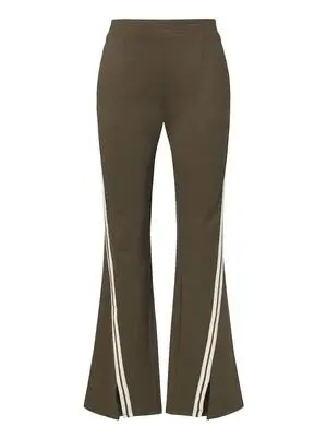 The Upside Petra Jersey Flared Pants - Green