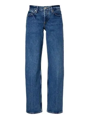 AGOLDE Low Rise Loose Straight Jeans - Blue