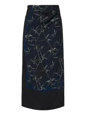 Proenza Schouler Anais Printed Cady Maxi Skirt - Multicoloured