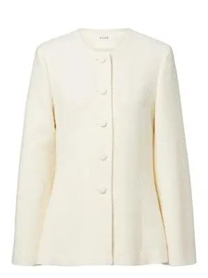 RÓHE Wool-blend Bouclé Jacket - White