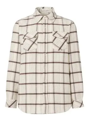 GOD'S TRUE CASHMERE Expedition Cashmere Shirt With Rose Quartz - Beige