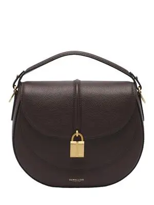 DEMELLIER Siena Saddle Small Leather Shoulder Bag - Brown
