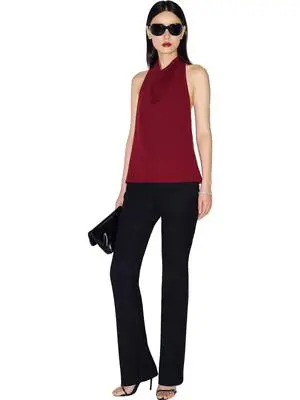 REFORMATION Ember Knit Top Deep Red