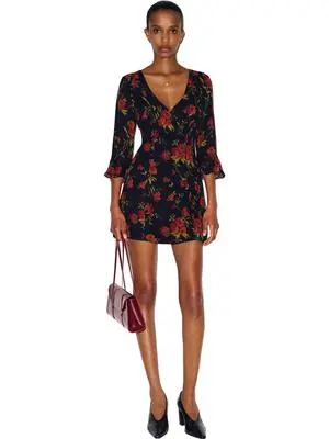 REFORMATION Gracey Dress Black