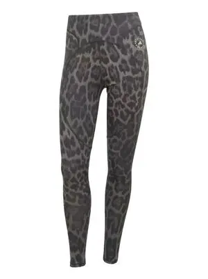 Adidas Leopard-print Leggings Grey